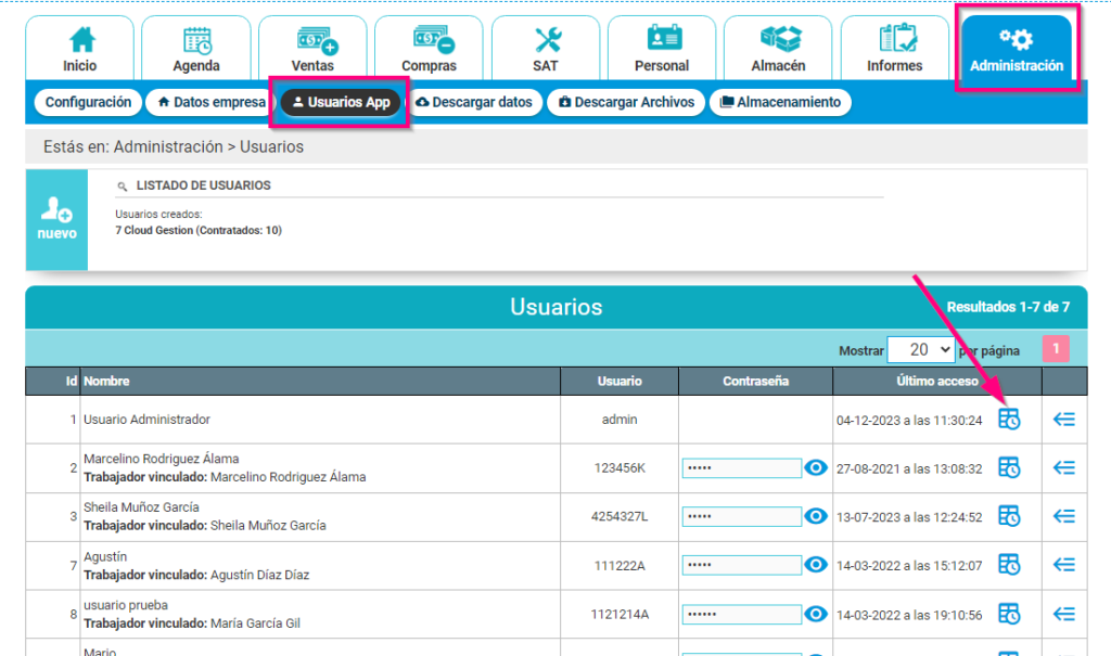 La importancia de los logs de acceso en un ERP