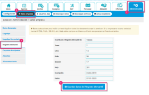 Datos obligatorios en una factura: Registro Mercantil – Cloud Gestion Software ERP