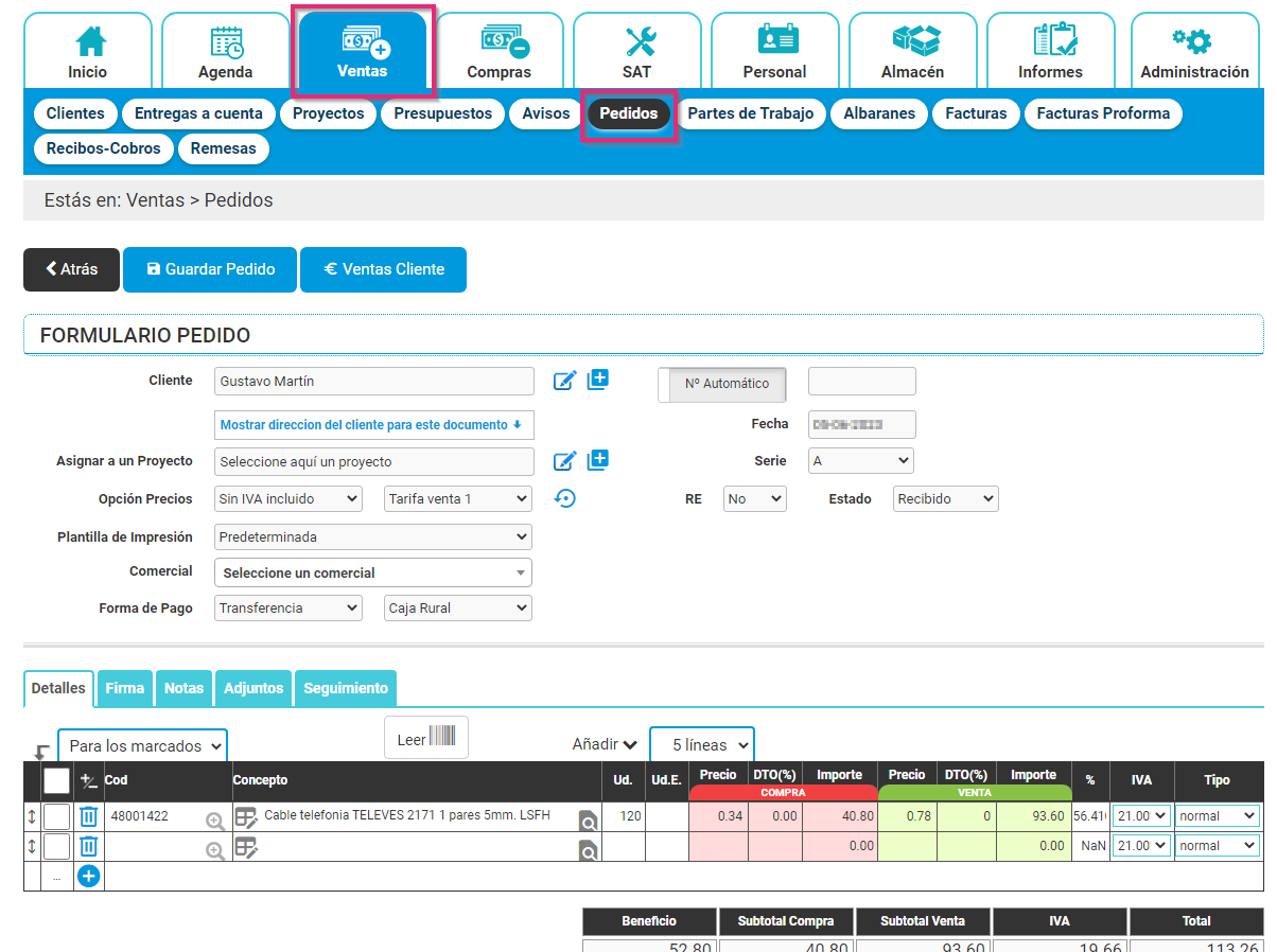 Qúe son los pedidos de ventas y cómo crearlos con un ERP